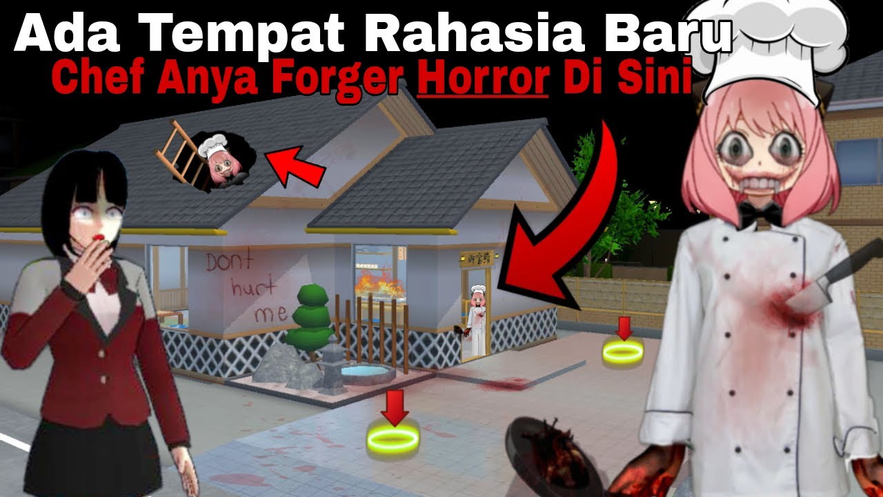 ADA TEMPAT RAHASIA BARU CHEF ANYA FORGER HORROR DI SINI 🔥😱 | SAKURA ...