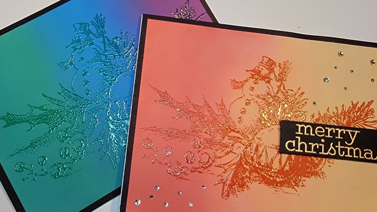 Kristina Werner Inspired Christmas Cards - YouTube