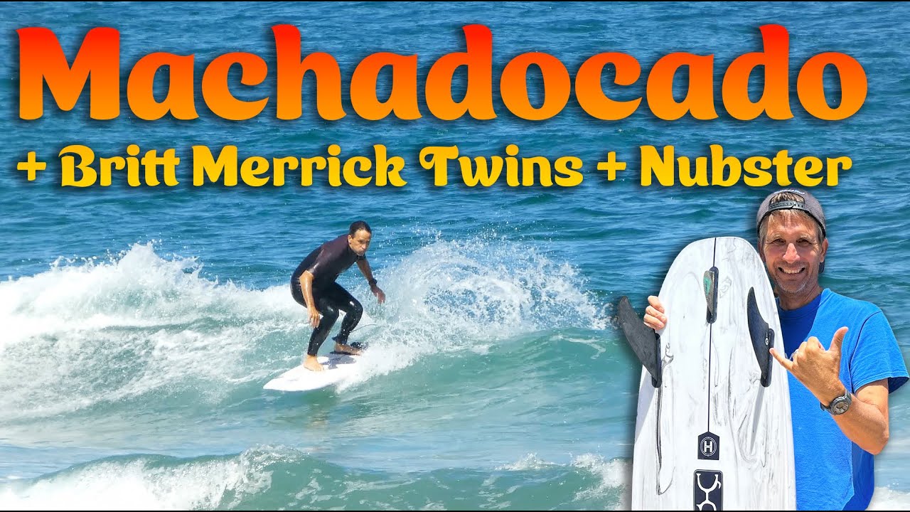 Tiny Waves, Big Fun: Rob Machado Machadocado + Britt Merrick Twin Fins ...