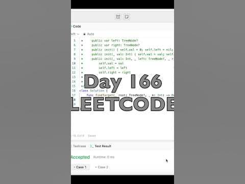 Day 166: LeetCode Problem 653. - Swift #daily #challenge #swiftui #coding #FAANG - YouTube