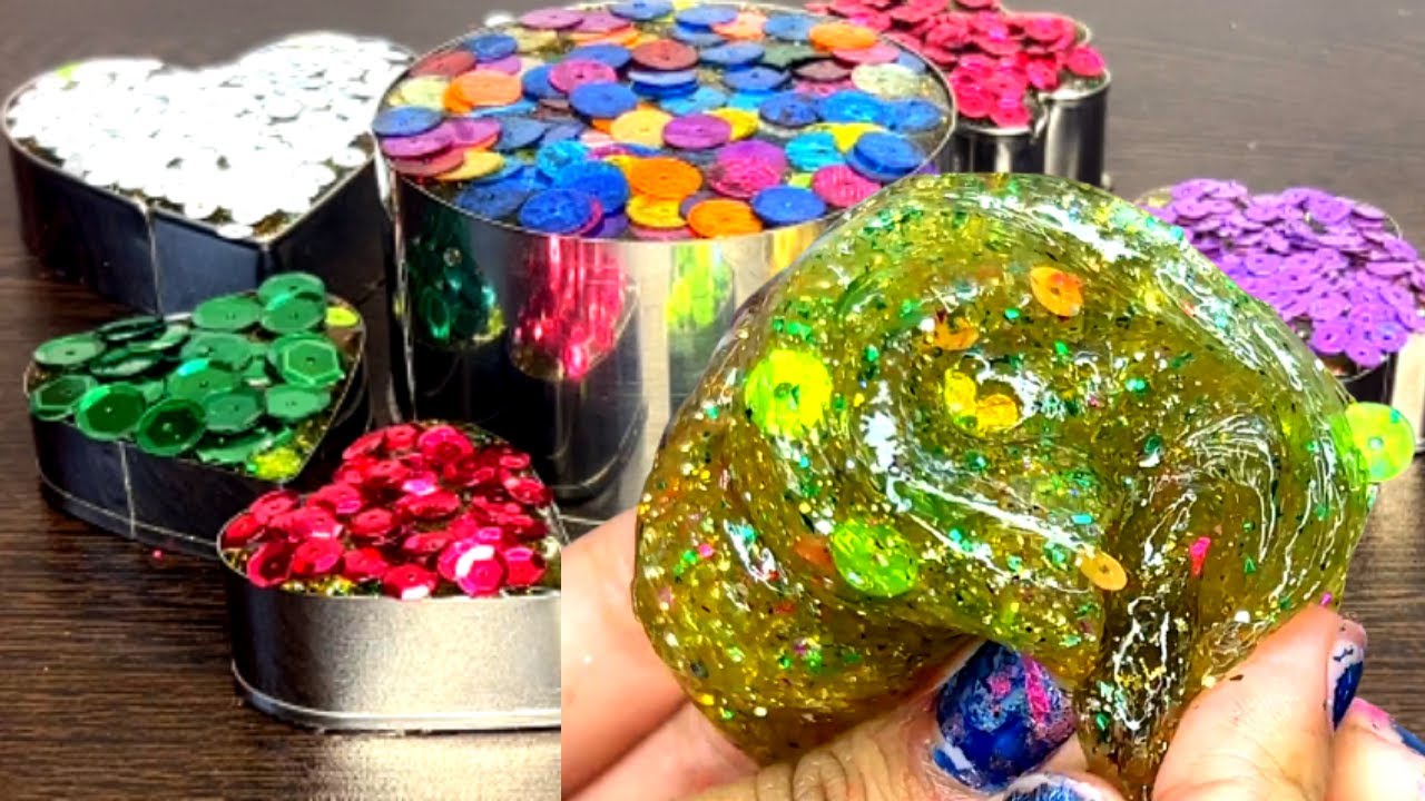 Satisfying Slime ASMR Video || Moulding Slime Into Tools Slime ASMR ...