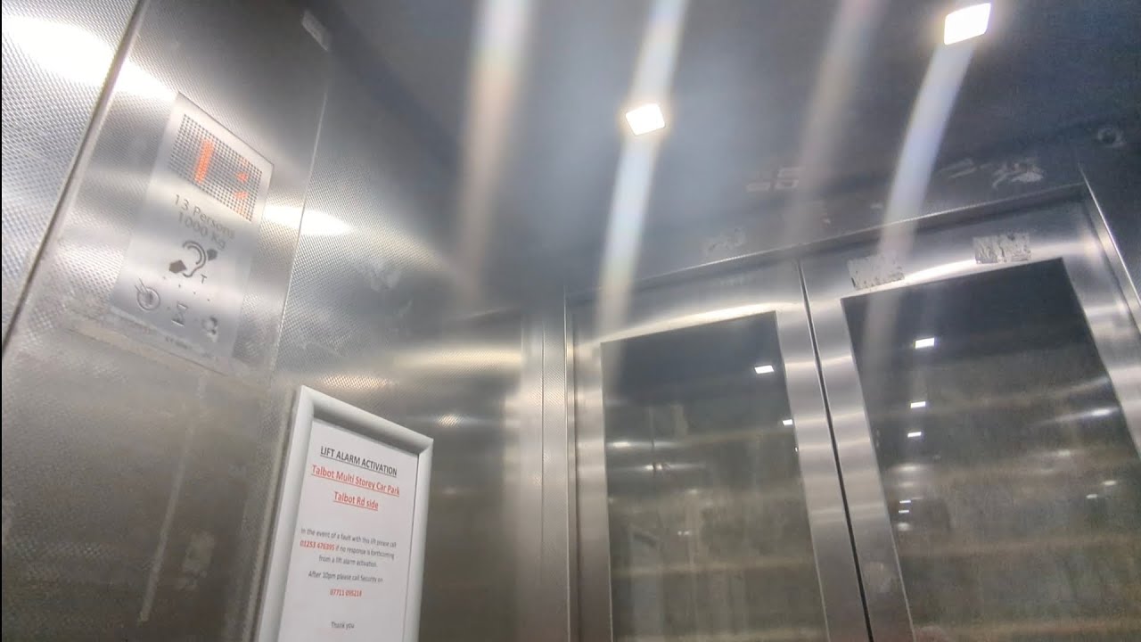 2 Ecodisc (Separate) Lifts In Talbot Road Car Park In Blackpool Town ...