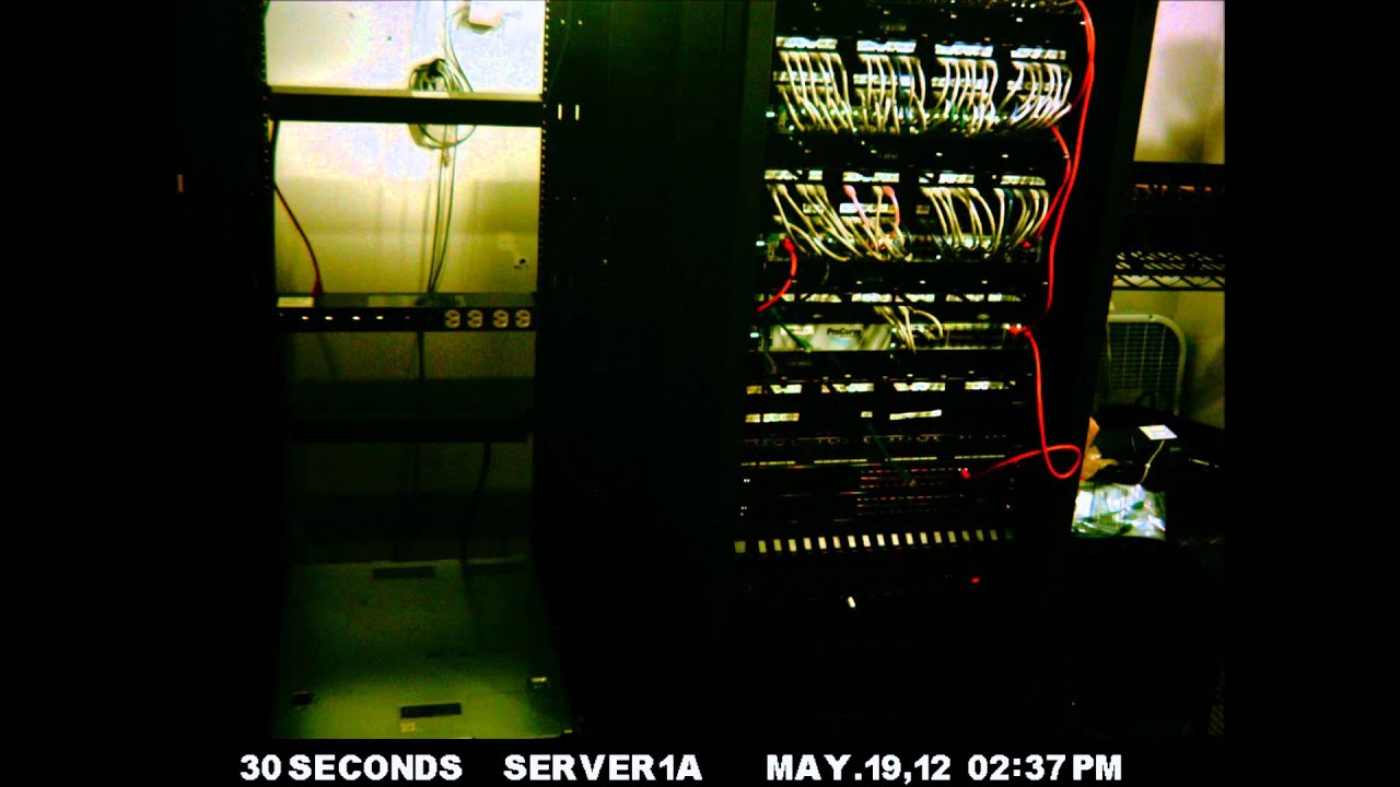 Server Room and Network Rewire - YouTube