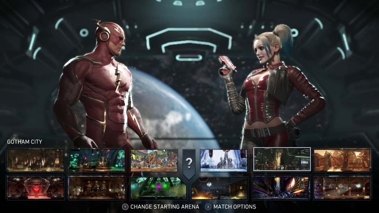 Injustice Character Select Screen