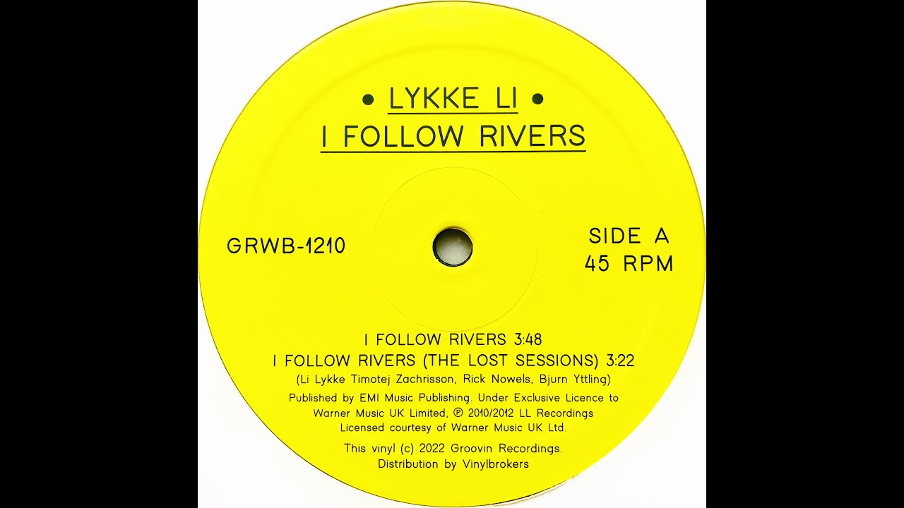 Lykke Li • I Follow Rivers (2011) (2022 Vinyl release) - YouTube