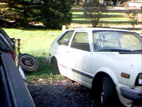 1983 honda civic hatch aka: rust bucket - YouTube