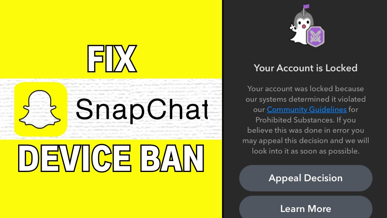 How To Fix Snapchat Device Ban | Latest Guide - YouTube