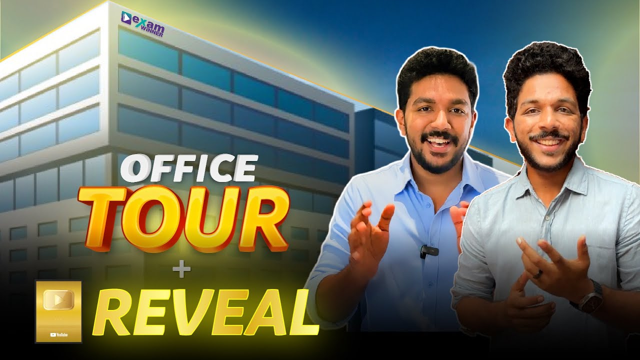 EXAM WINNER OFFICE AND STUDIO TOUR + GOLD PLAY BUTTON REVEAL !!! - YouTube