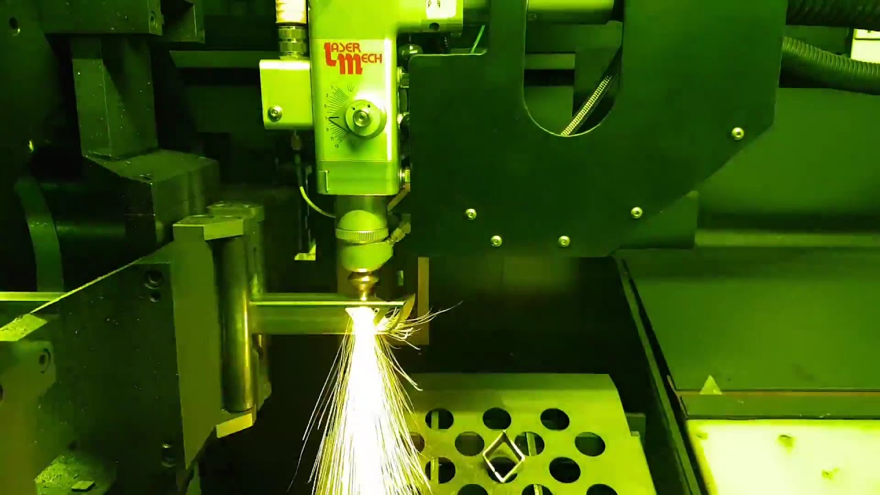 LVD Tube laser Strippit TL-2665 for high cut quality and accuracy - YouTube