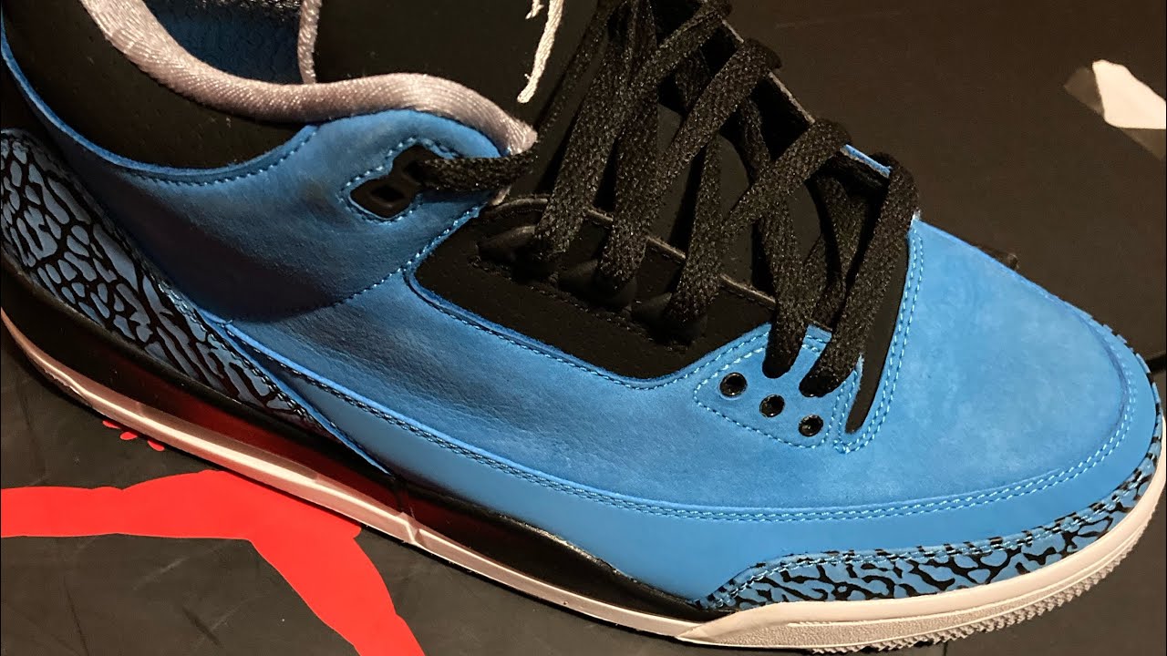 Jordan 3 Retro “Powder Blue” Sneaker Review - YouTube