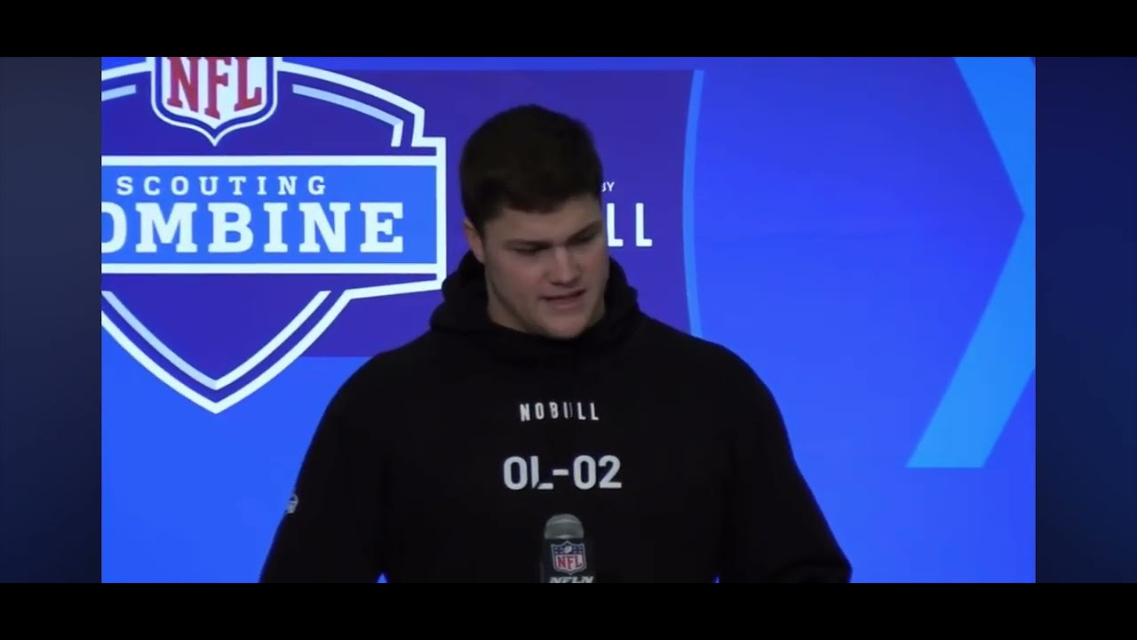 2024 NFL Draft OT Prospect Joe Alt out of Notre Dame - YouTube