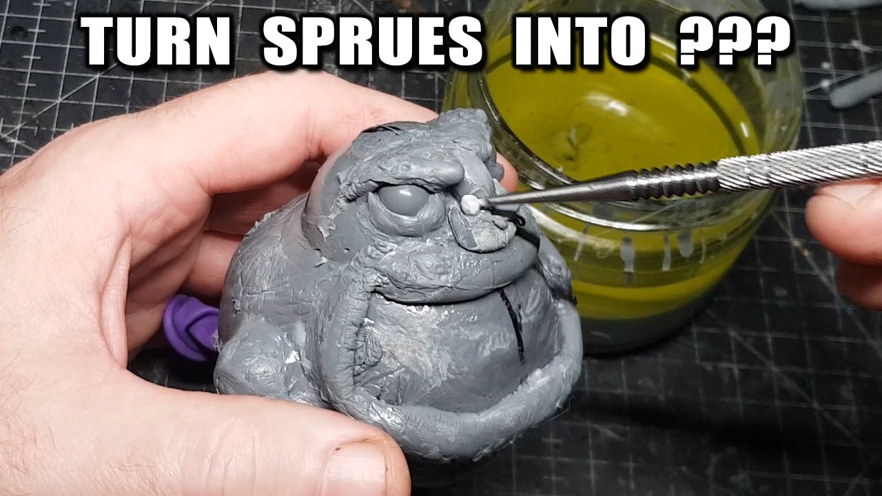 Turn PLASTIC Sprues Into AWESOME Squig Creations - YouTube