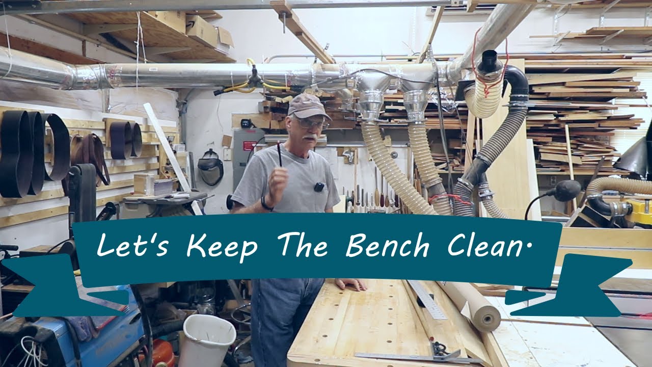 Keeping the bench clean the easy way. - YouTube
