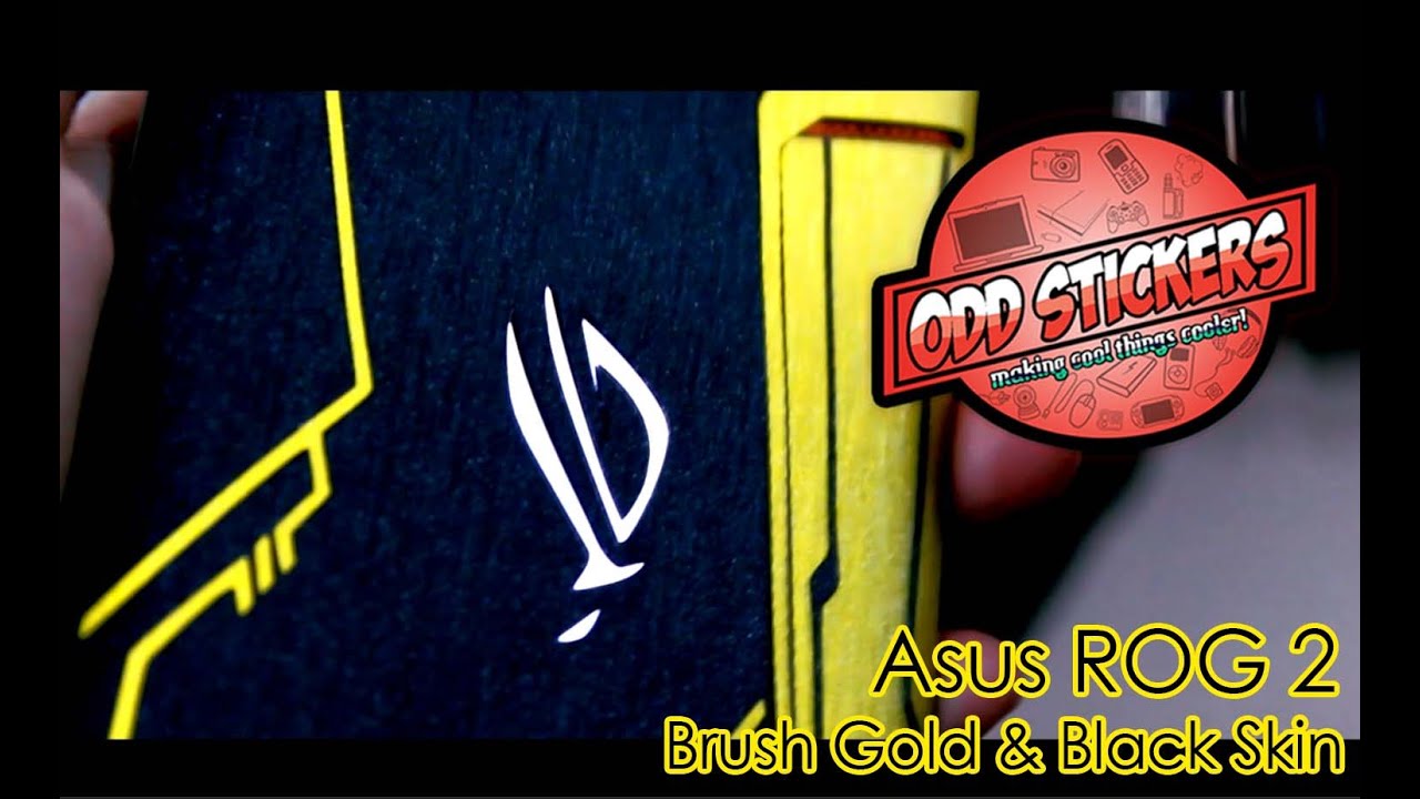 Asus ROG 2 Case & Phone Skin transformation by Oddstickers - YouTube