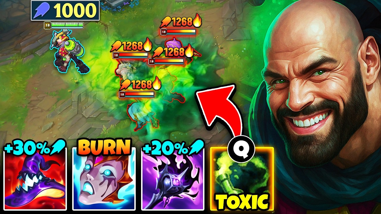 The MOST Toxic Singed build in existence... My poison trail is ...