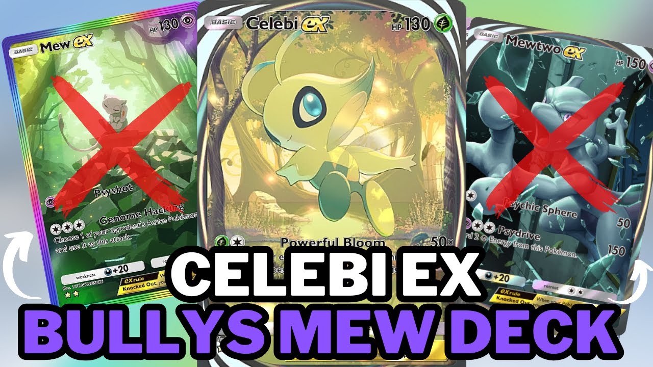 Celebi EX Against a Copycat Mew EX using Genome Hacking... Will RNG be ...