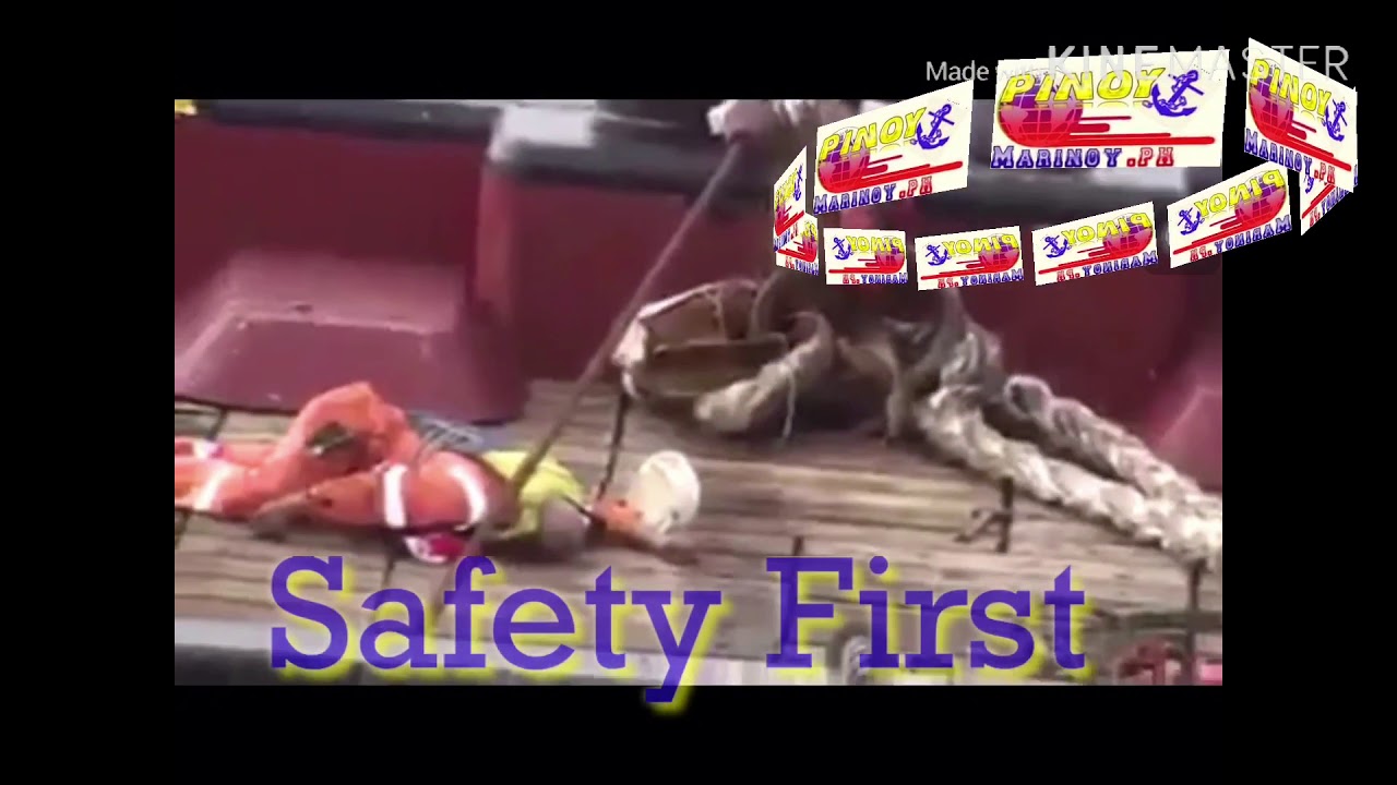 Accident On-board the ship! Safety First! - YouTube