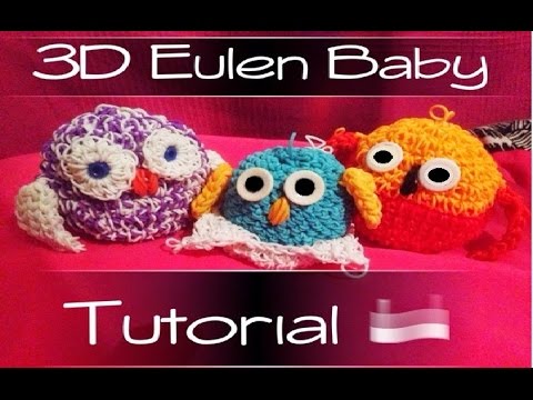 Rainbow Loom 3D Baby Eule | German Tutorial - YouTube