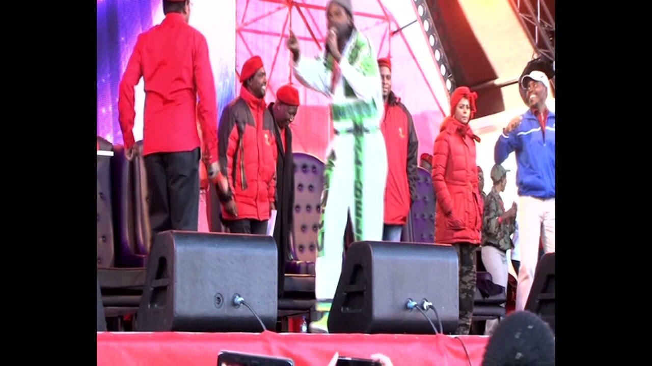 E.F.F Celebrations - President Malema Dancing With Advocate Dali Mpofu ...
