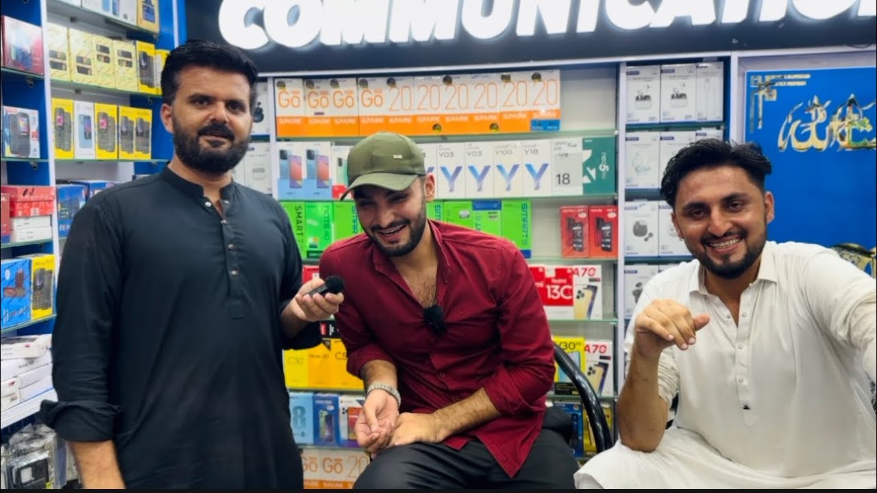 TikTok star raja umer come to SHAHEEN communication ️ - YouTube
