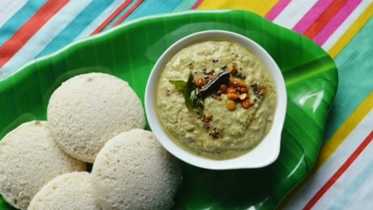 idly with different types of chutneys - YouTube