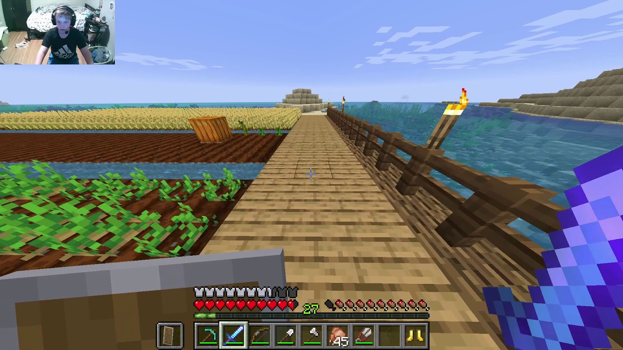 Minecraft Survival S.1 Ep.4, Sharpness 4!? - YouTube