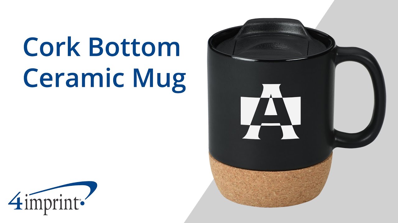 Cork Bottom Ceramic Mug - Custom Mug by 4imprint Canada - YouTube