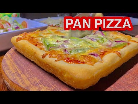 The Best PAN PIZZA at home | tips & tricks for perfect pan pizza | FULL ...