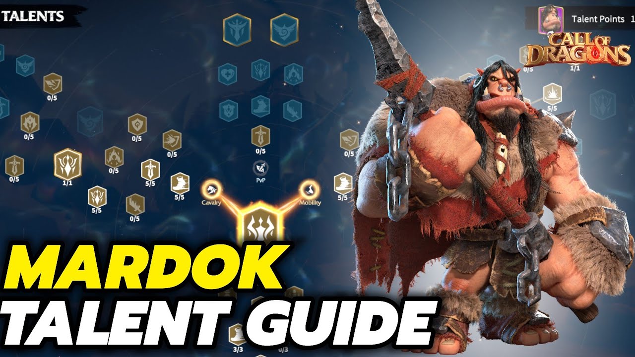 call of dragons - Mardok guide | Pets ARTIFACTS pairings Talent tree ...