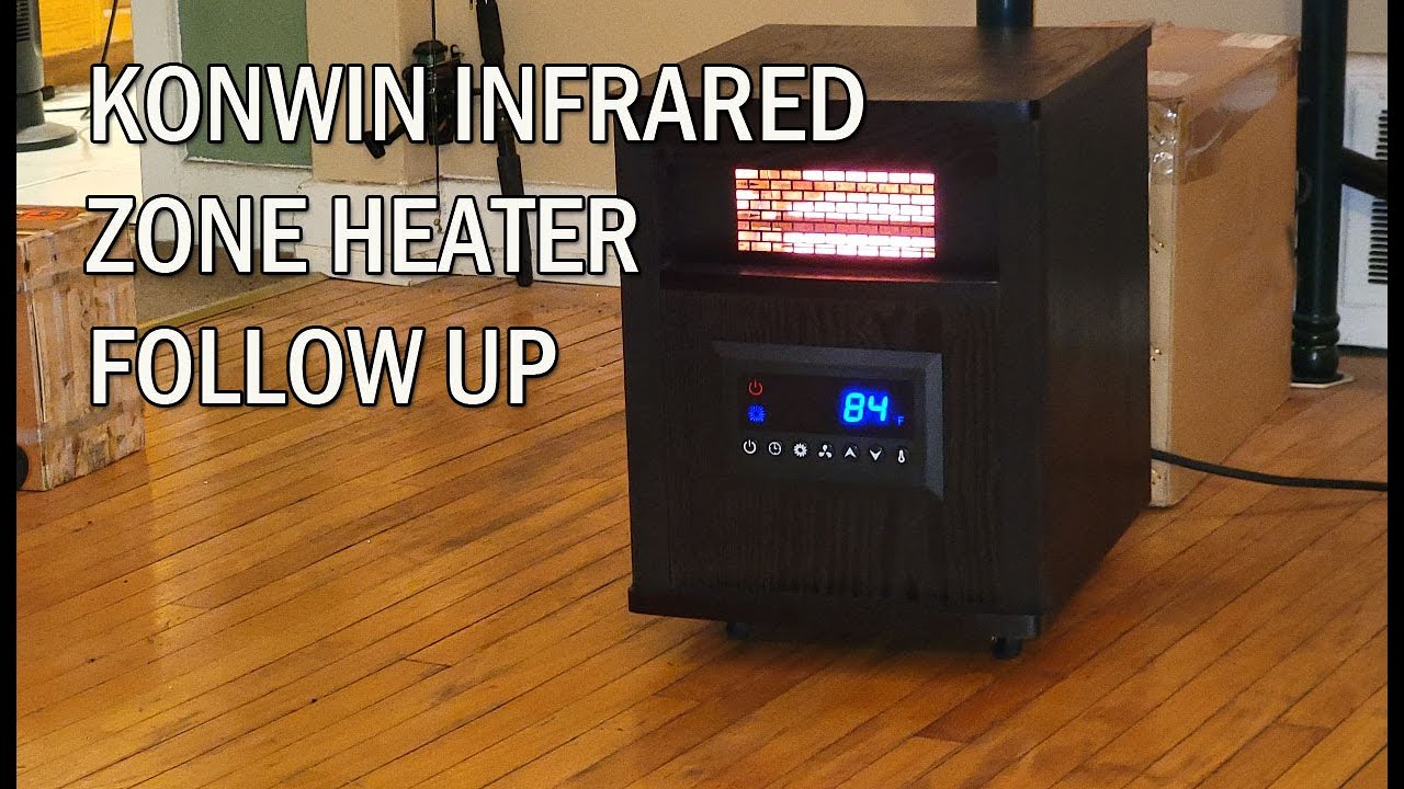 Konwin Infrared Zone Heating System Follow-Up Review - YouTube