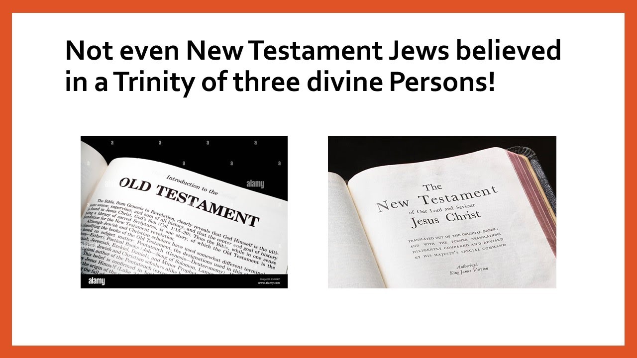 The Trinity rejected by both Old and New Testament Jews - YouTube