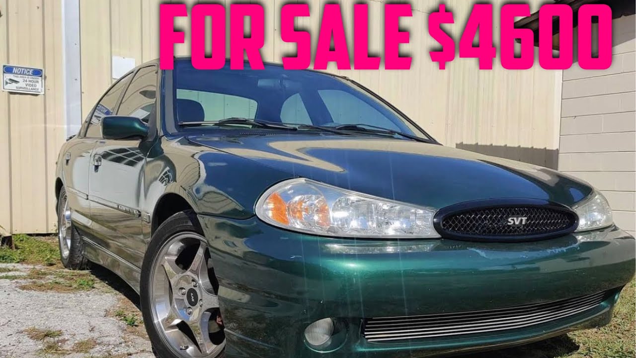 Sold ***1999 Ford Contour SVT rare tropical green for sale - YouTube