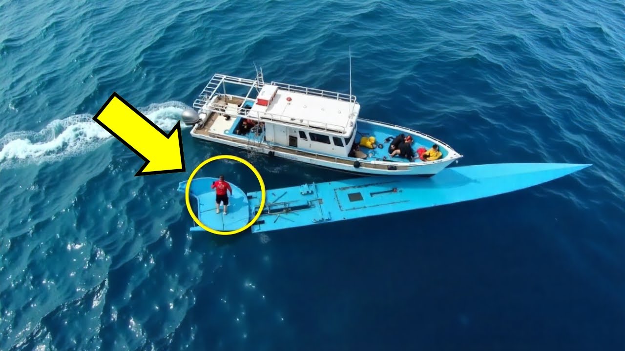 Coast Guard Stops Weird Blue Boat. They Look Inside & Instantly Call ...
