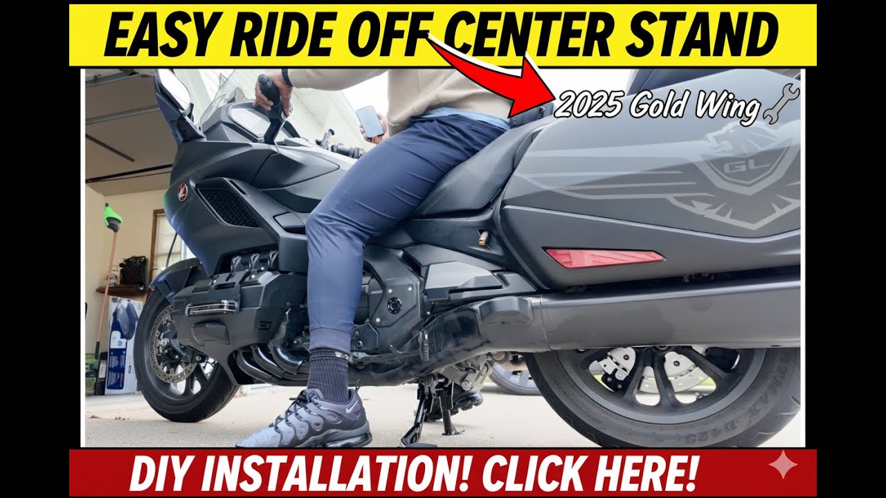 Upgrade Your GoldWing: Easy Ride-Off Center Stand Installation (2025 ...