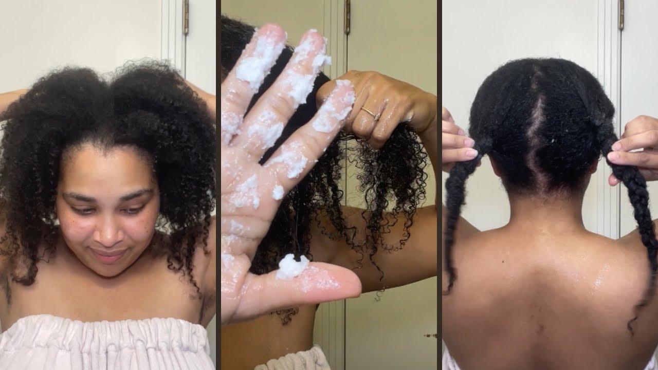 (ASMR) Styling my FRESHLY washed NATURAL 4a hair!!! - YouTube