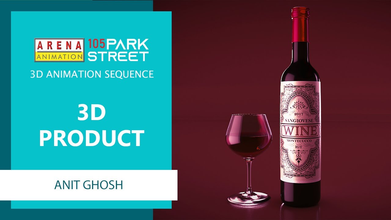 Arena Animation - Park Street's Vintage Creation: 3D Wine Bottle ...