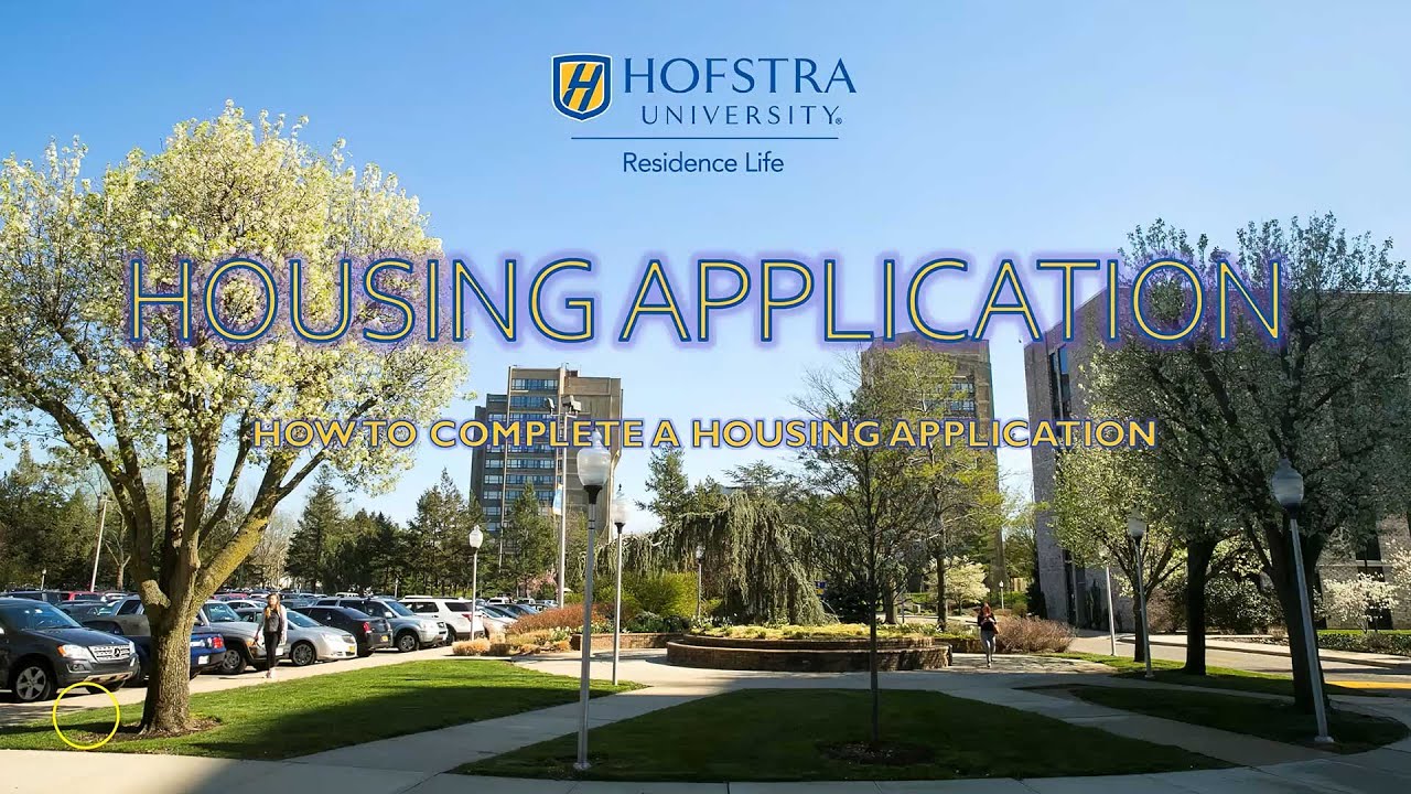 How to Complete a Housing Application - YouTube