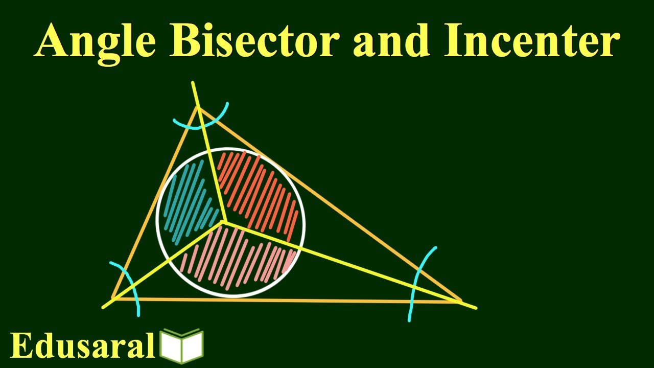 Understanding of Angle Bisector or Incenter of Triangle in Hindi | All ...