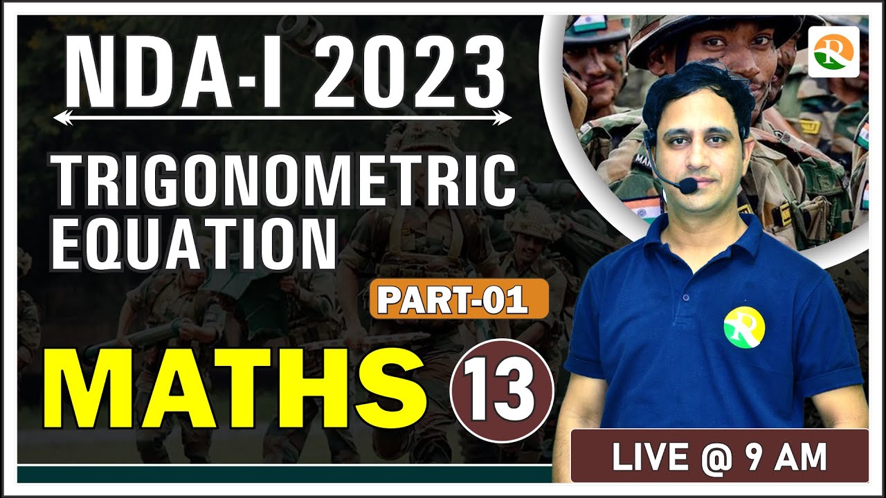 NDA Maths Classes | Trigonometry for nda | NDA Maths Preparation 2023 ...