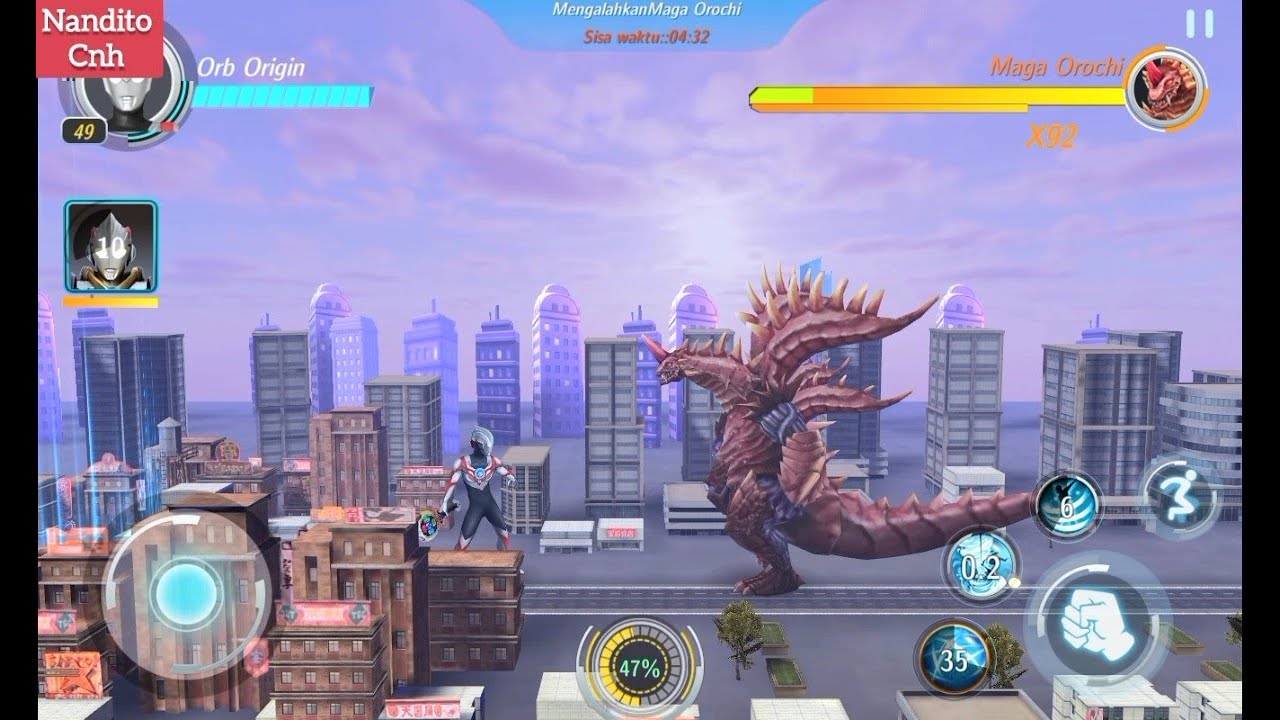 MAIN TANTANGAN BOS ULTRAMAN ORIGIN VS MAGA OROCHI | MAIN GAME ULTRAMAN ...