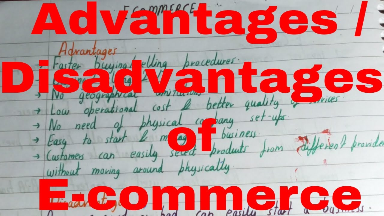 Advantages And Disadvantages Of E commerce E Commerce Advantages And advantages-and-disadvantages-of-e-commerce-e-commerce-advantages-and