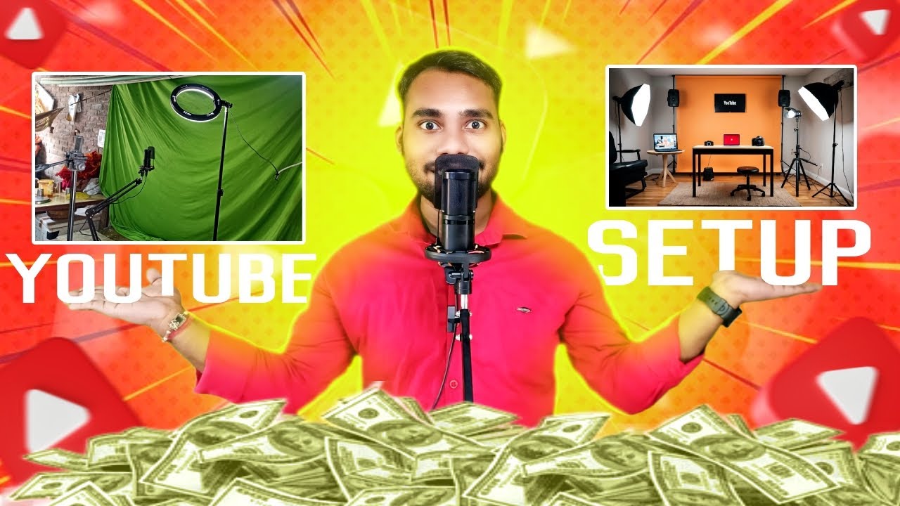 YouTube Studio Setup At Home || YouTube Setup For Beginners || YOUTUBE ...