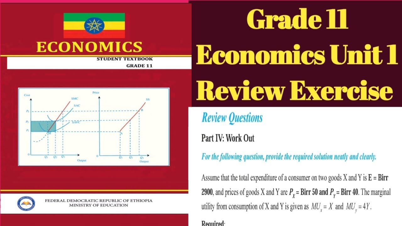 Economics Grade 11 Unit 1 Review Exercise - YouTube