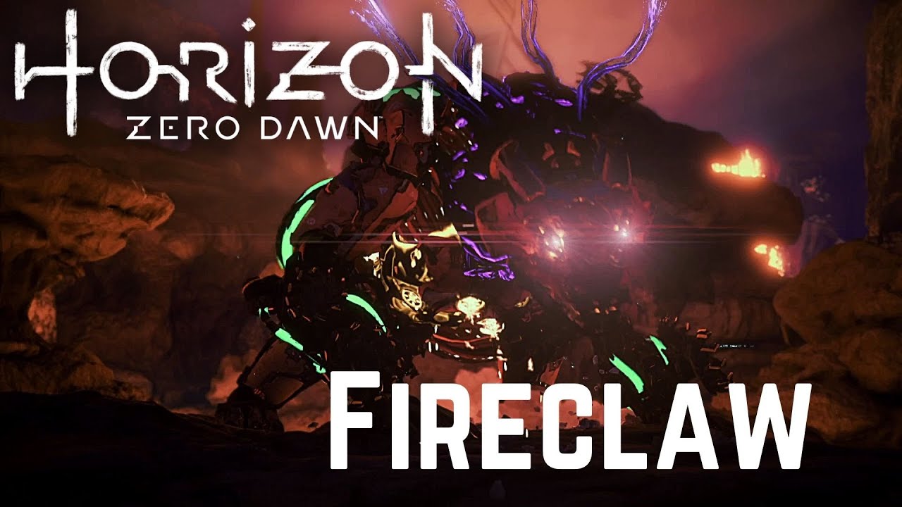 Horizon Zero Dawn - Fireclaw Boss fight - YouTube