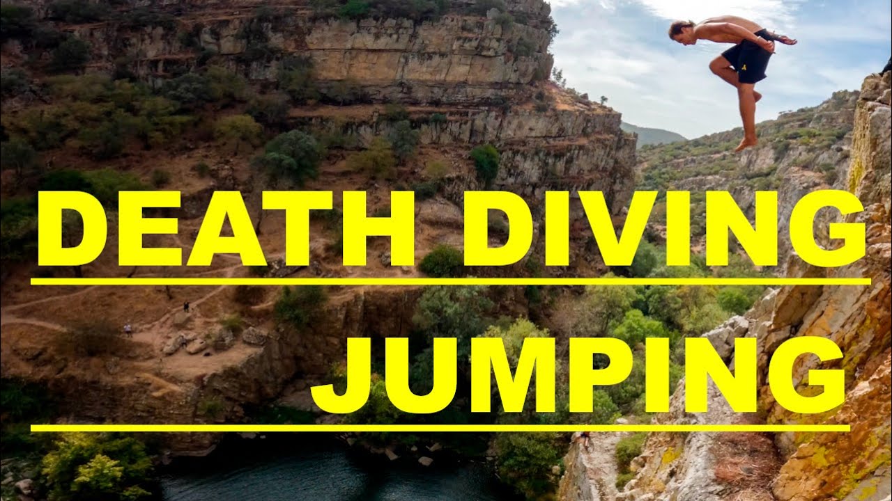Rekordní skok DEATH DIVING 44,3 m - YouTube