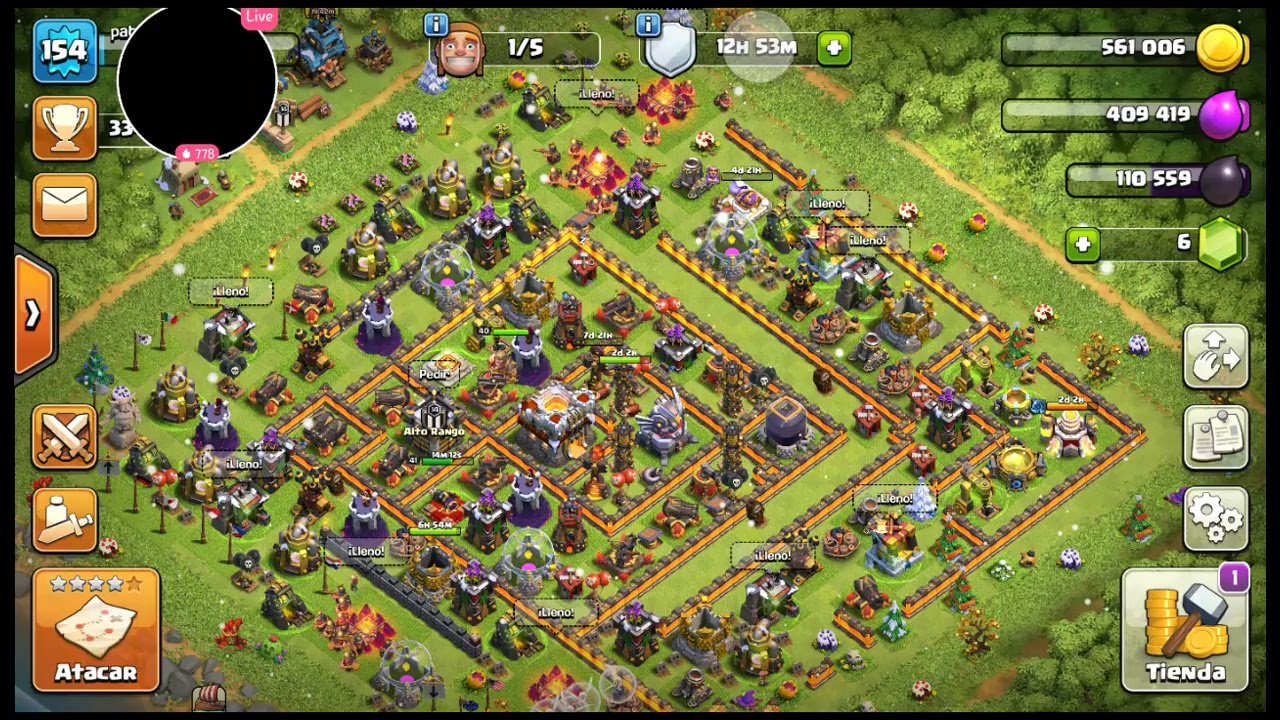 ¡Mírame jugar Clash of Clans arre papa - YouTube