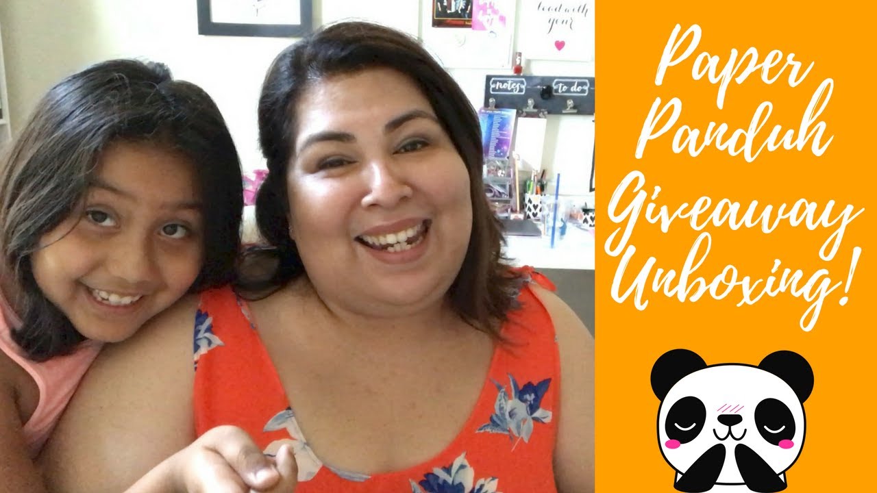 Paper Panduh Giveaway Unboxing!! - YouTube