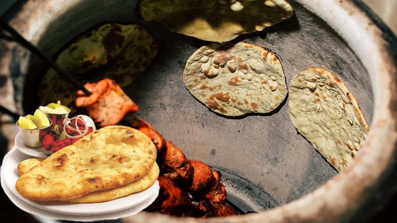 Peshawari Tandoori Roti Recipe | How to Make Afghani Roti | Street Food ...