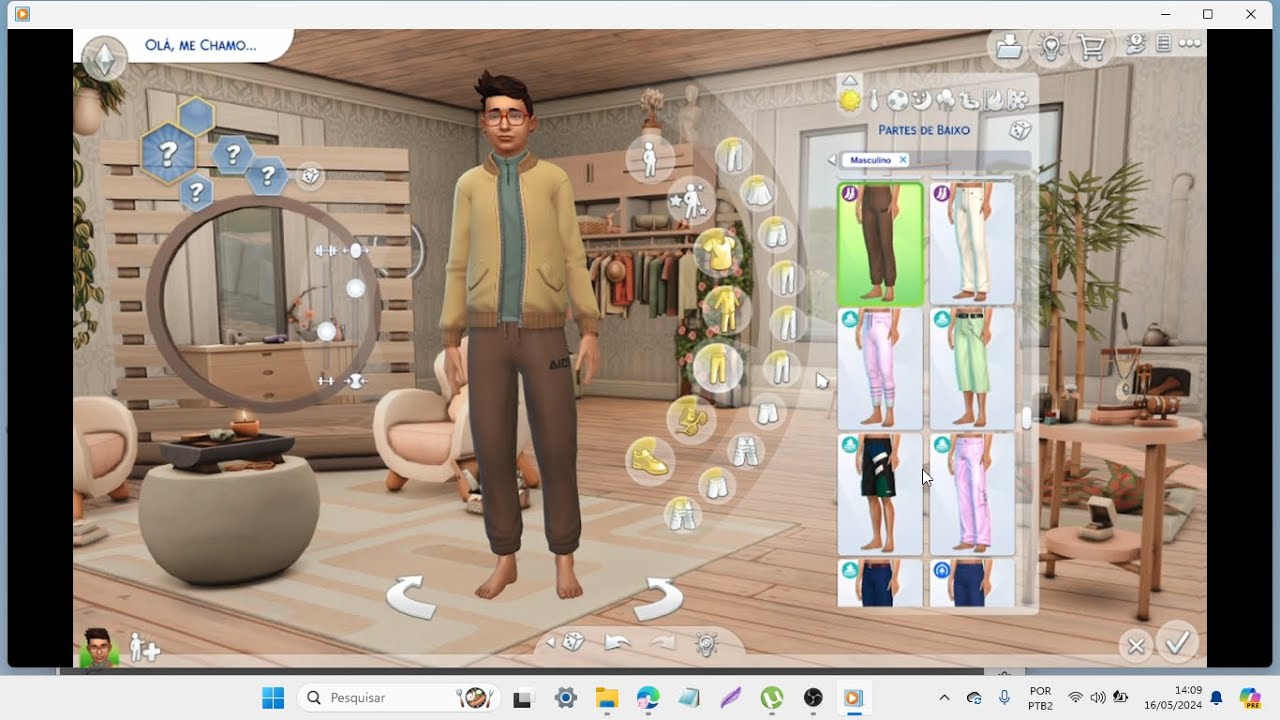 The Sims 4: Create A Sim Aesthetic🌻🍁🌾☘️ - YouTube