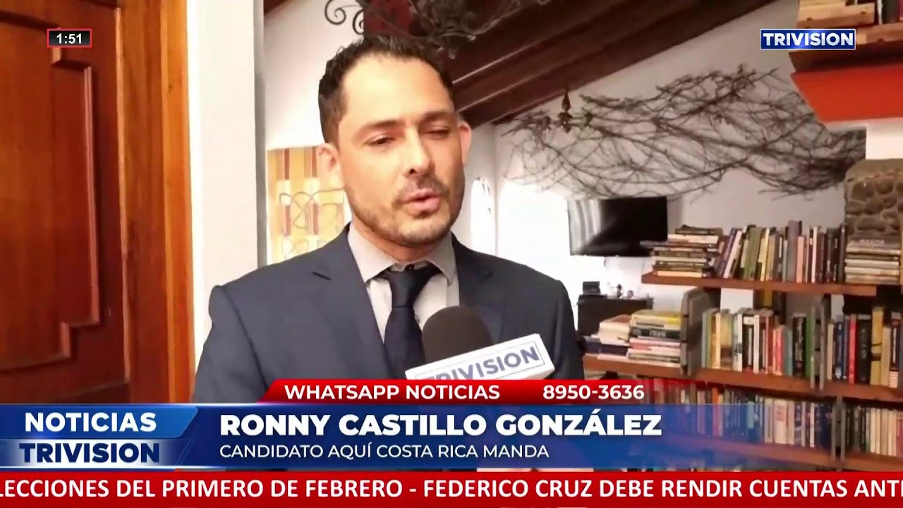 Conozca, quién es Ronny Castillo, y su labor al frente del Partido Aquí ...